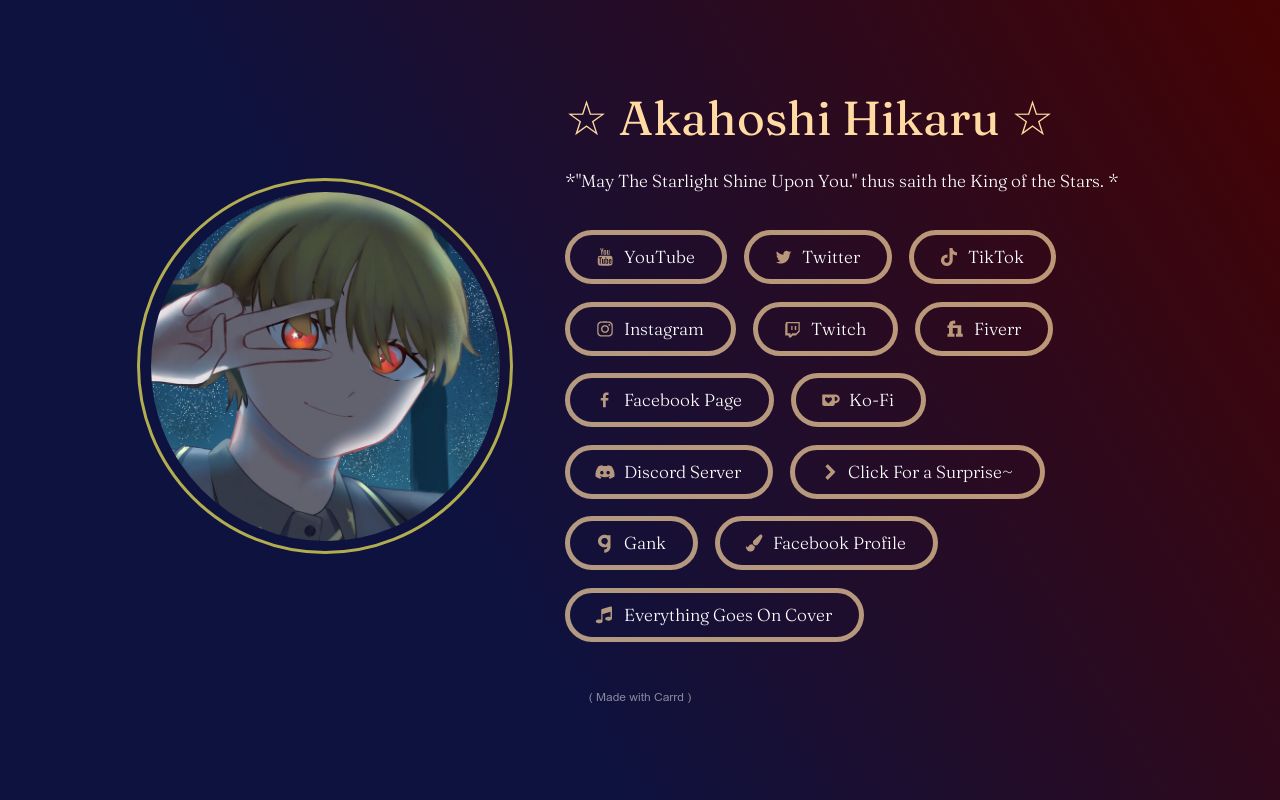 Akahoshi Hikaru Links